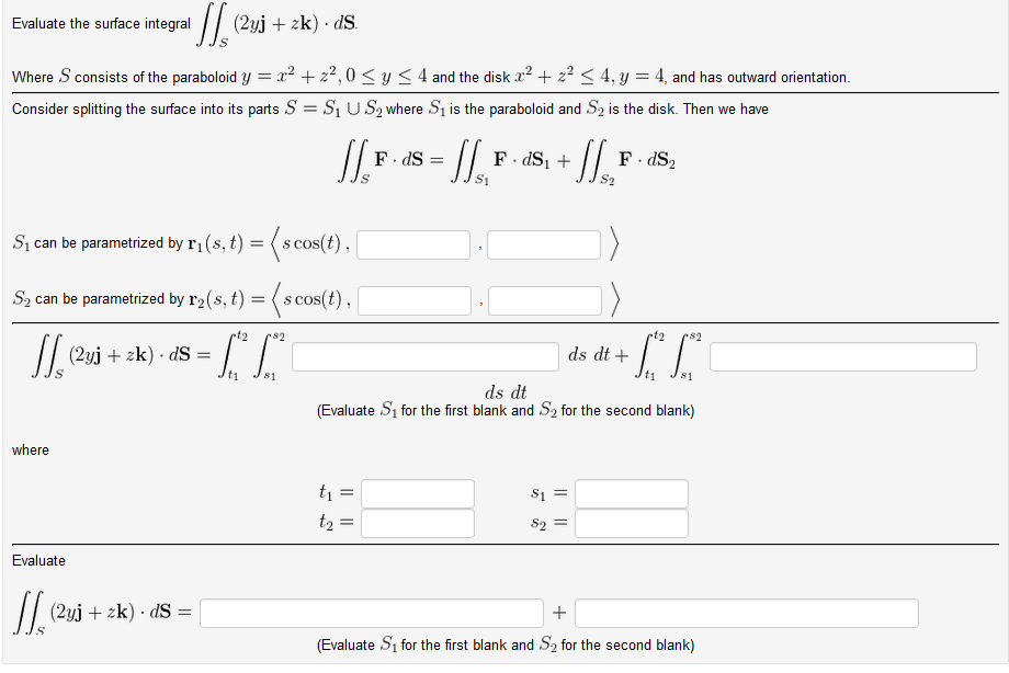 Solved Evaluate the surface integral dS. Where S consists of | Chegg.com