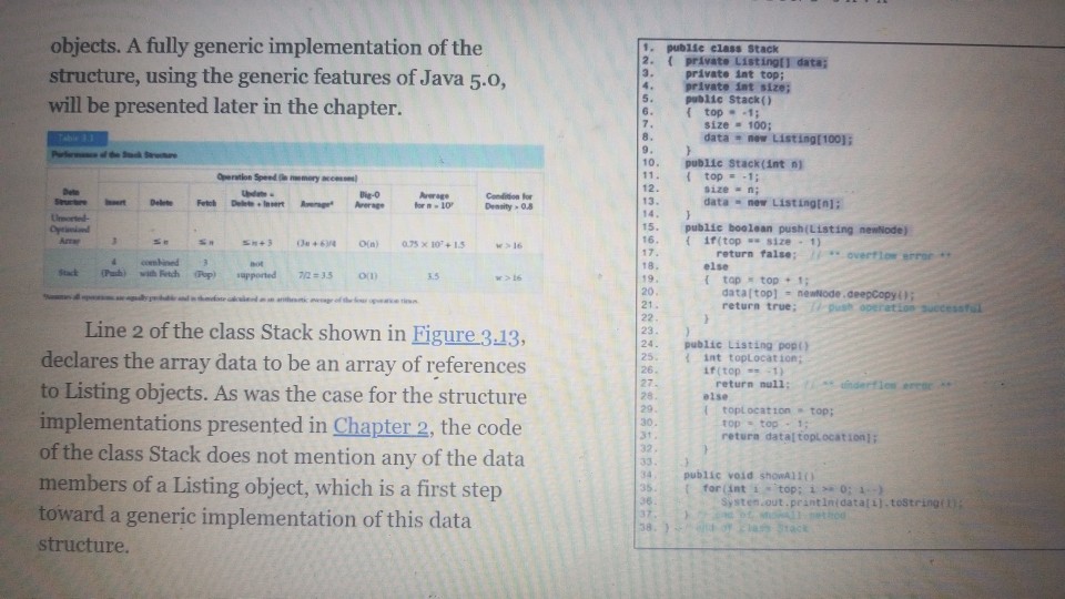 Solved 19. Expand the implementation of the class Stack | Chegg.com