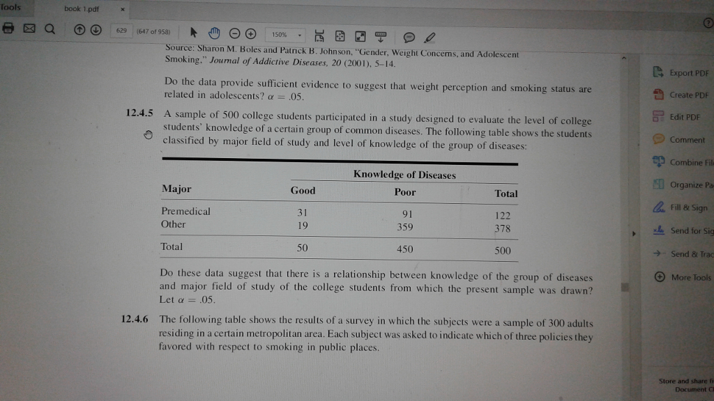 Solved A sample of 500 college students participated in a | Chegg.com