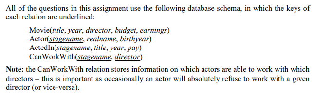 Solved All of the questions in this assignment use the | Chegg.com