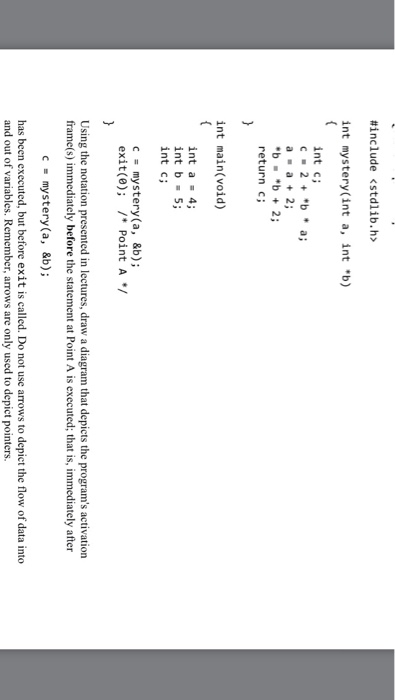 Using the notation presented in lectures. draw a | Chegg.com