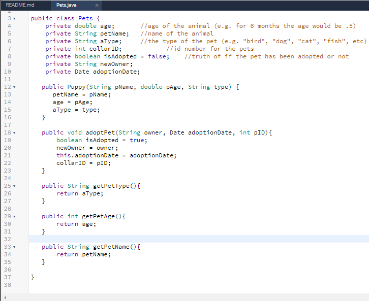 Solved Pet store The pet store program should start with the | Chegg.com