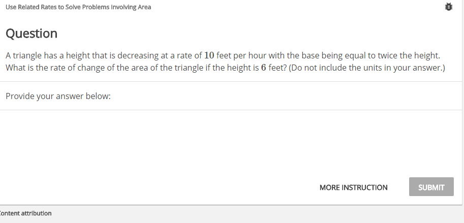 Solved Use Related Rates to Solve Problems Involving Area | Chegg.com