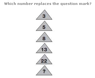 Solved Which number replaces the question mark? | Chegg.com