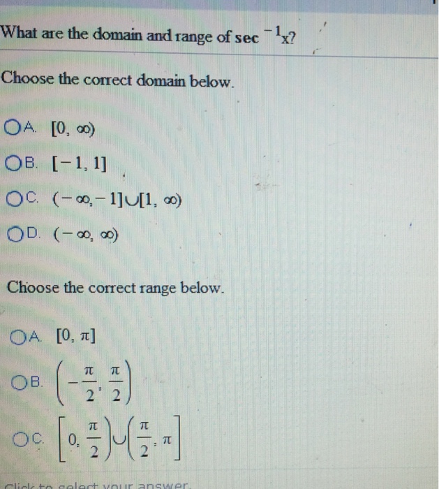 Solved inverse functionsMultiple choice | Chegg.com