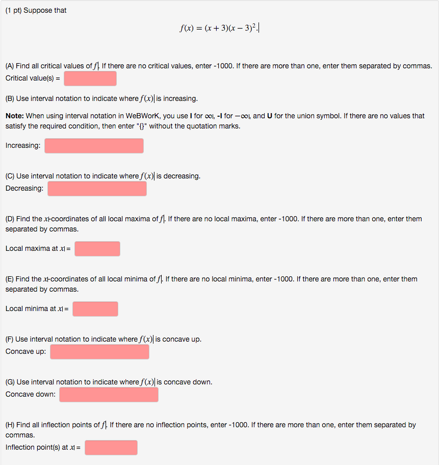 Solved Find all critical values of f| If there are no | Chegg.com