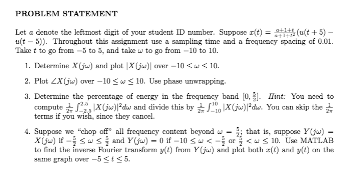 Solved PROBLEM STATEMENT Let a denote the leftmost digit of | Chegg.com