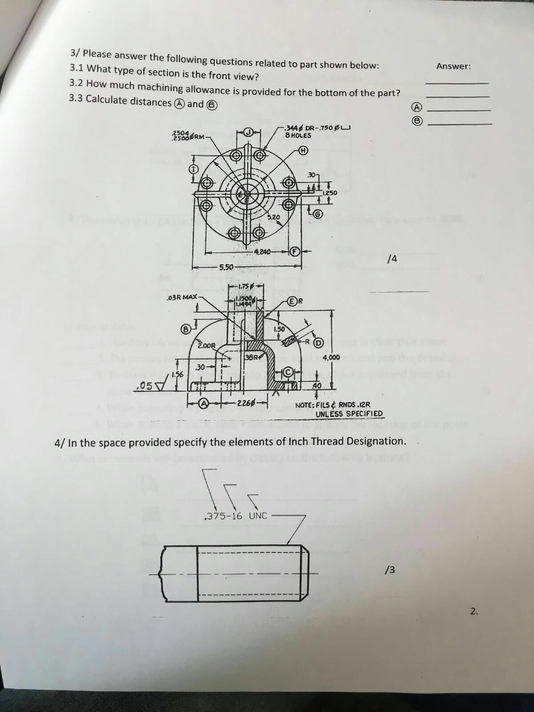 Solved 1/ Using the Reference Plane (R/P) method, draw the | Chegg.com