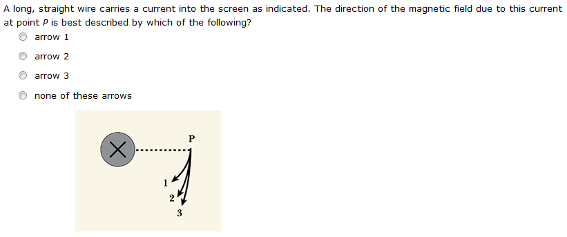 Solved A long, straight wire carries a current into the | Chegg.com