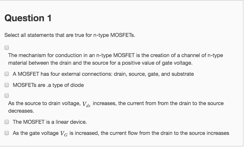 Solved Select all statements that are true for n-type | Chegg.com