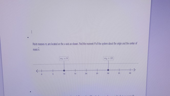 Solved Point-masses m are located on the x-axis as shown. | Chegg.com