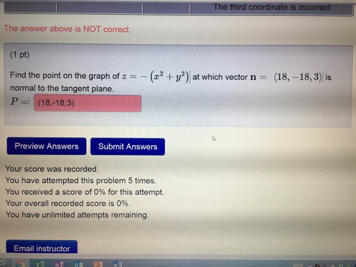 Solved Find the point on the graph at which vector N is | Chegg.com