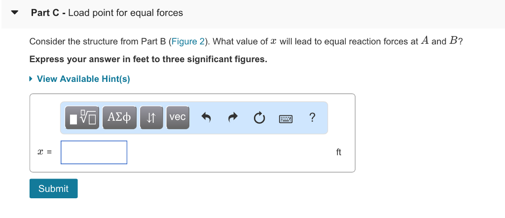 Solved Learning Goal: To solve for forces in statically | Chegg.com