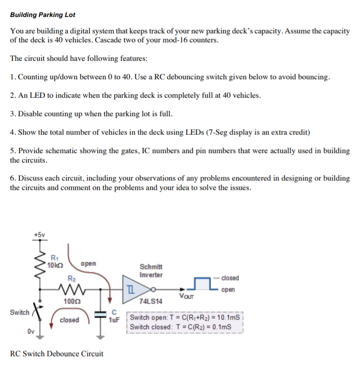 Digital logic design:Using components shown below and | Chegg.com