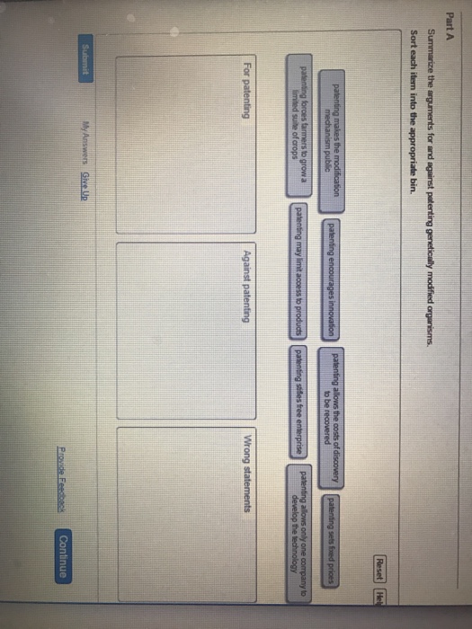 Solved Summarize the arguments for and against patenting | Chegg.com