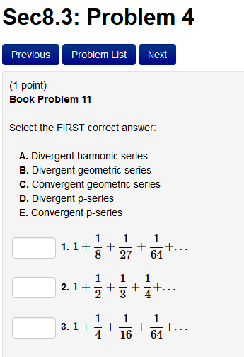 Solved Sec8.3: Problem 4 Previous Problem List Next (1 | Chegg.com