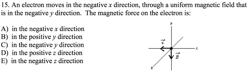 Solved Electromagnetism Question. Choose the correct answer | Chegg.com