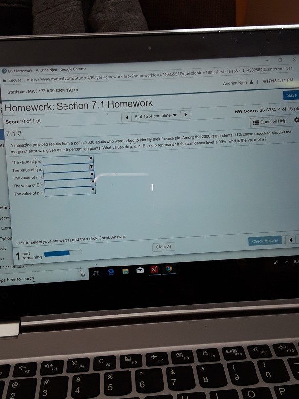 Solved Do Homework Andrine Nien Google Chrome Secure | Chegg.com