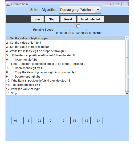 Solved B Converging Pointers Algorithm 7 Copies Performed 