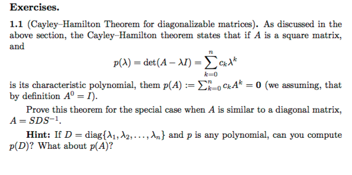Solved As discussed in the above section, the Cayley | Chegg.com