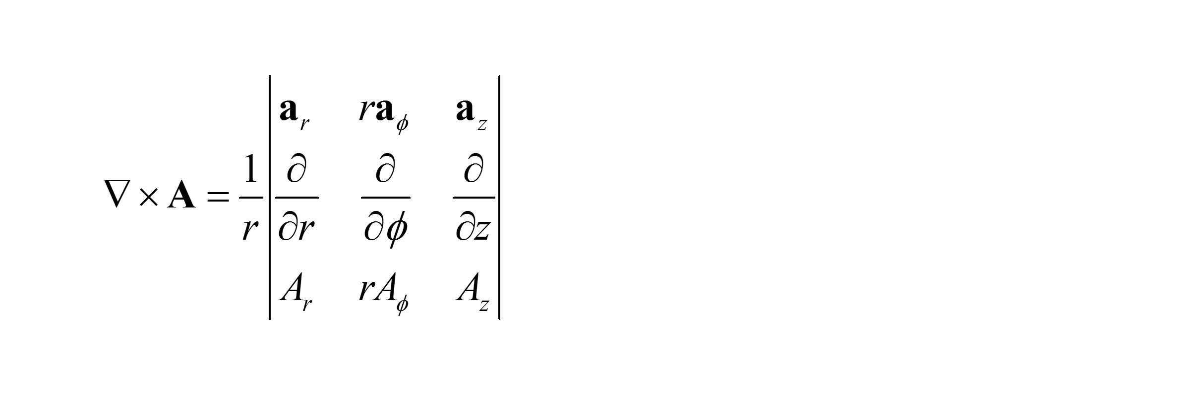 Solved 1 Show That The Curl Of A Vector A In Cylindrical
