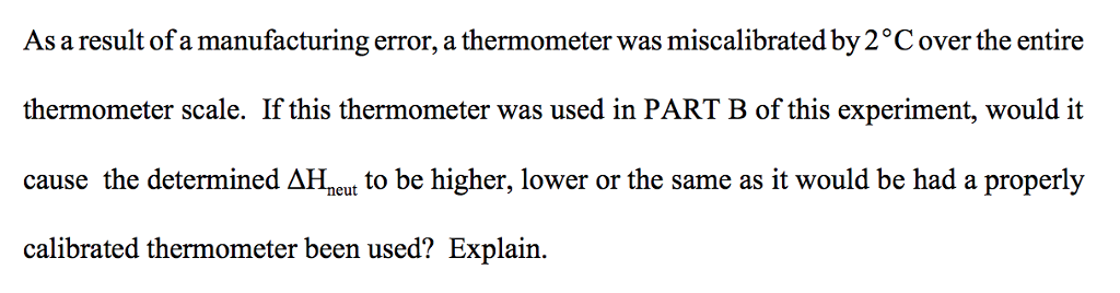 As a result of a manufacturing error, a thermometer | Chegg.com