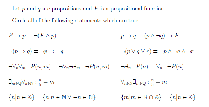 Solved Let p and q are propositions and P is a propositional | Chegg.com