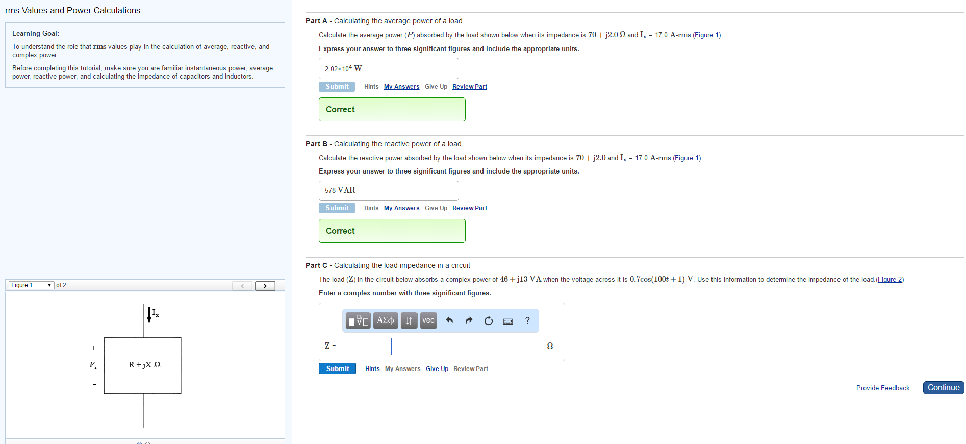 Solved Learning Goal: To understand the role that rms | Chegg.com