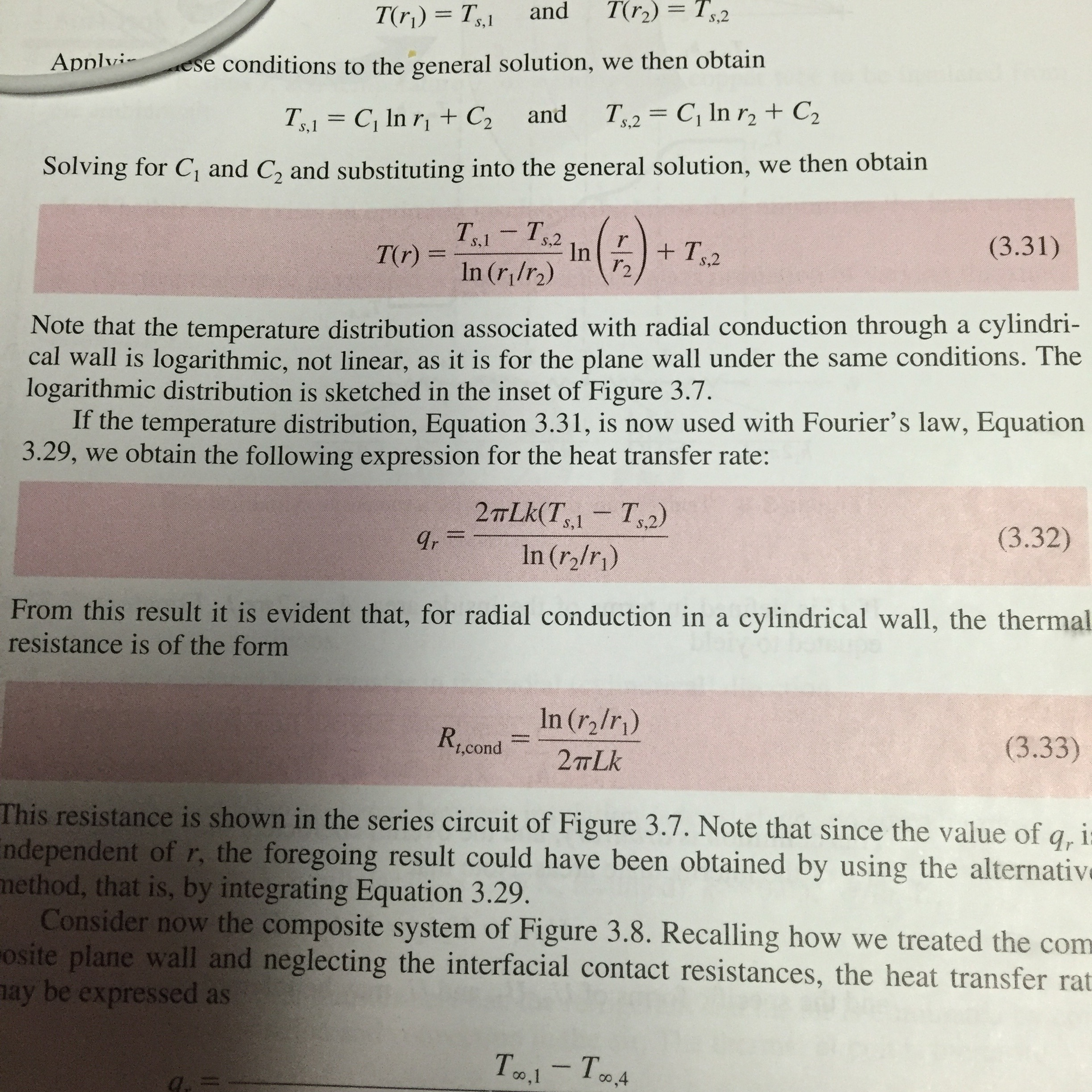 Solved The temperature distribution in a cylindrical wall is | Chegg.com