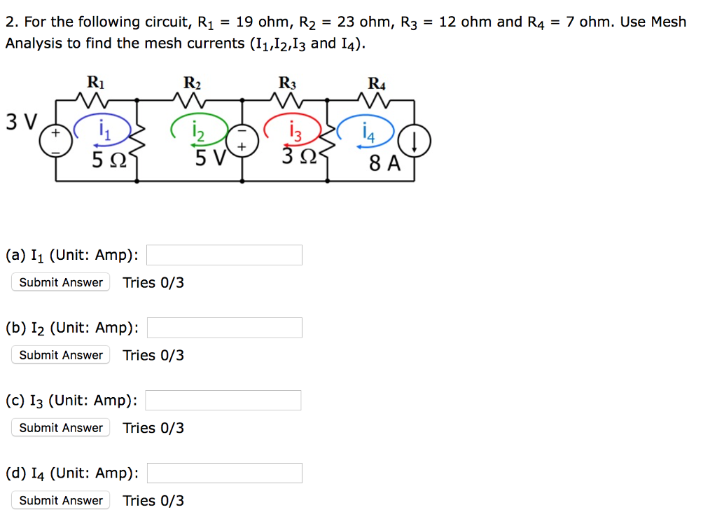 Solved 2. For the following circuit, R1 = 19 ohm, R2 = 23 | Chegg.com