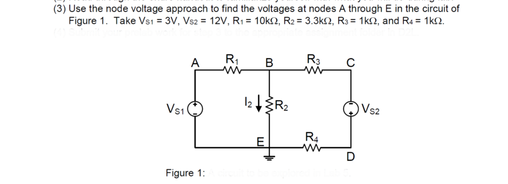 Solved (3) Use the node voltage approach to find the | Chegg.com
