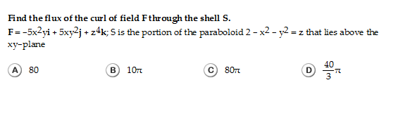 Solved Find the flux of the curl of field F through the | Chegg.com