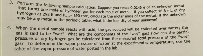 Solved Performs the following sample calculation: Suppose | Chegg.com