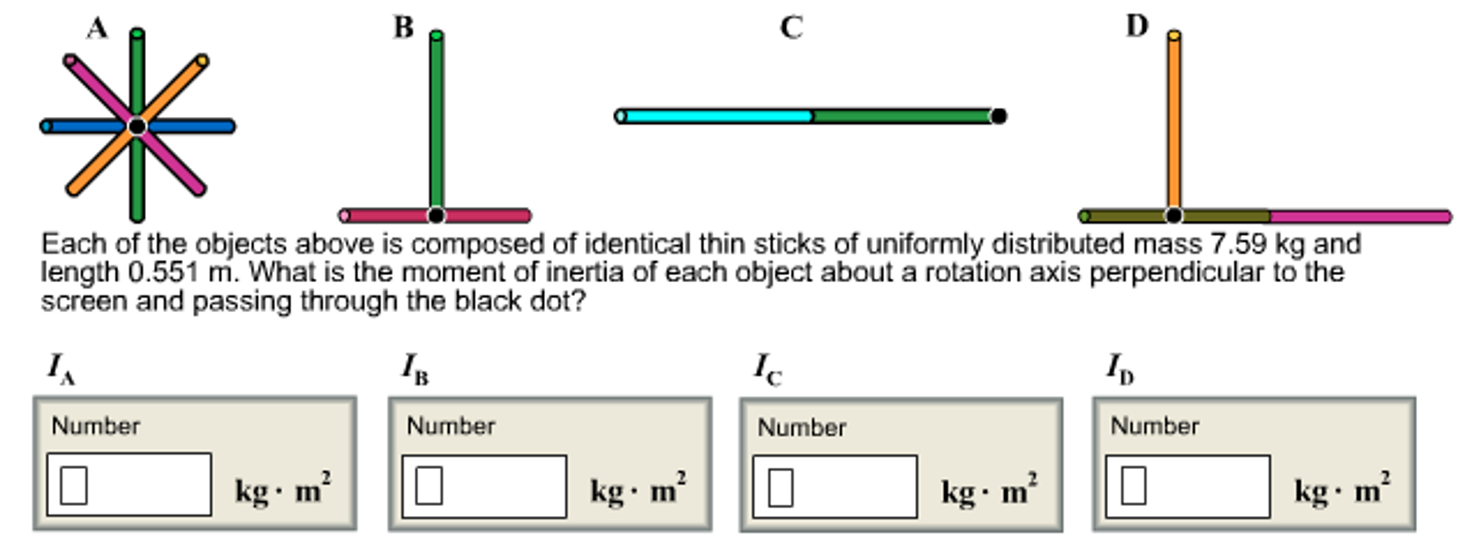 Solved Each of the objects above is composed of identical | Chegg.com