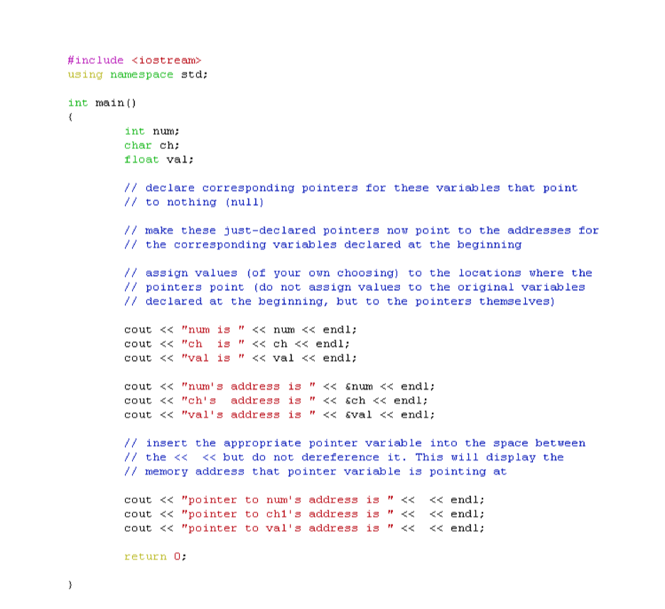 Solved 2 Introduction To Pointers Every Byte In The
