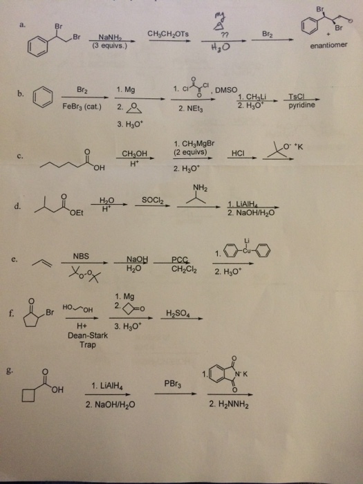 Solved Orgo II Homework, need help! | Chegg.com
