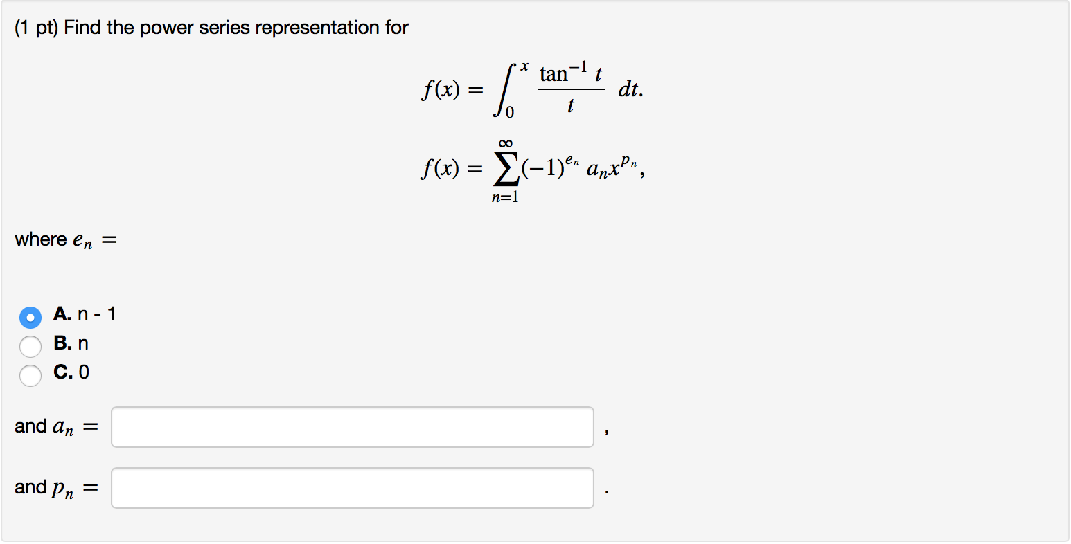 Solved Find the power series representation for f(x) = | Chegg.com