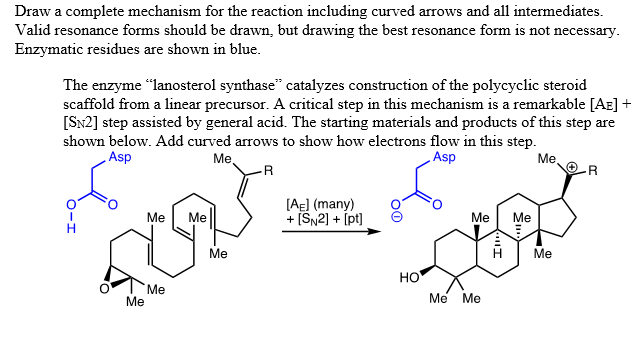 Solved Draw a complete mechanism for the reaction including | Chegg.com