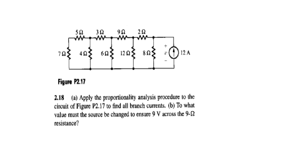 Solved Figure P2.17 2.18 (a) Apply the proportionality | Chegg.com