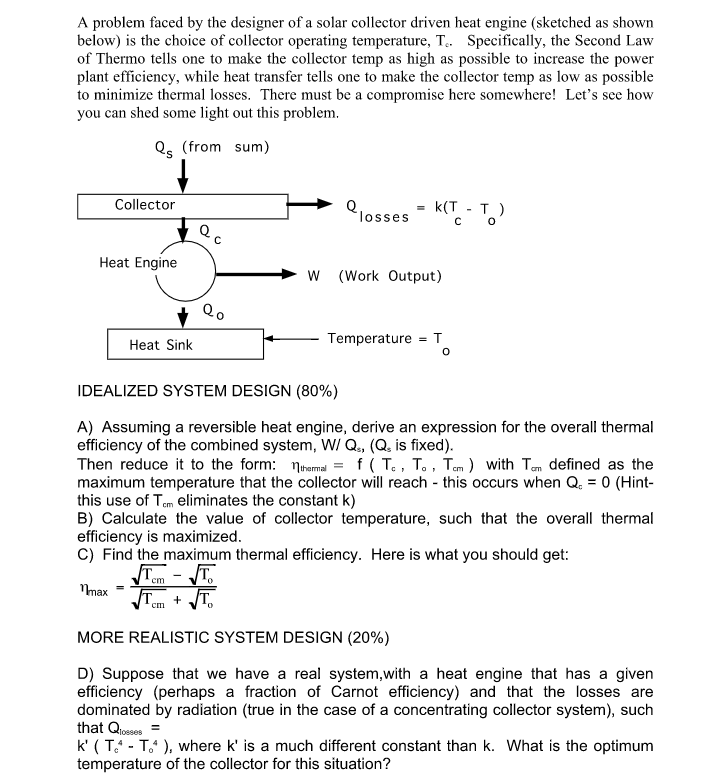 Solved MIE 570 Solar Energy- Spring 2018- Problem No. 2 (Due | Chegg.com