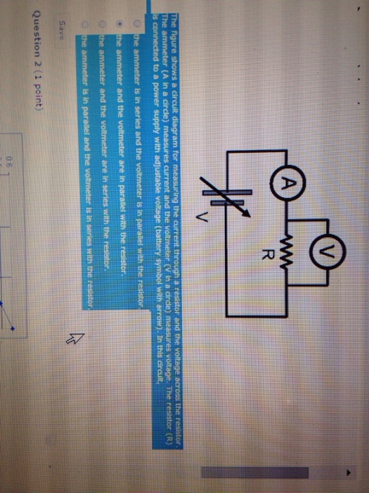 Solved The figure shows a circuit diagram for measuring the | Chegg.com