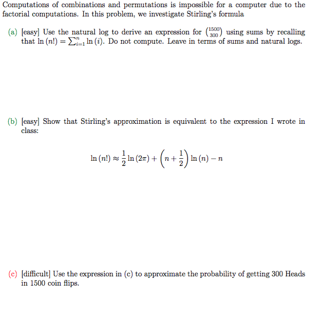 Solved Computations of combinations and permutations is | Chegg.com