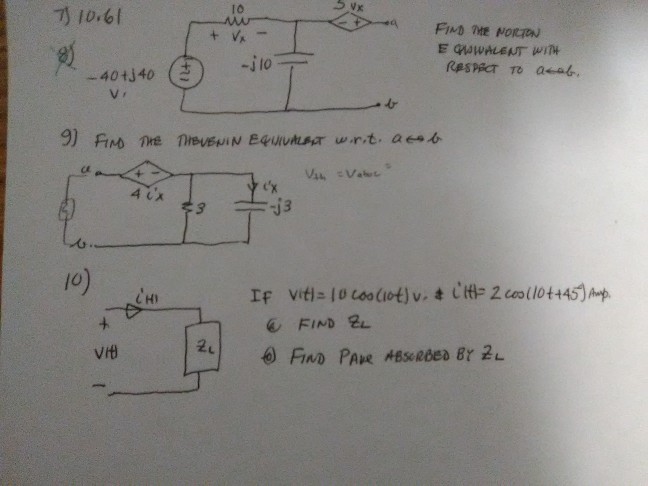 Solved ee basic questions! simple ckt can you solve both 9 | Chegg.com