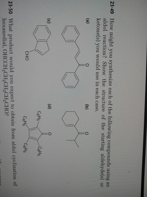 Solved 23-49 How might you synthesize each of the following | Chegg.com
