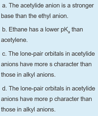 Solved Which of the following statements best explains why | Chegg.com