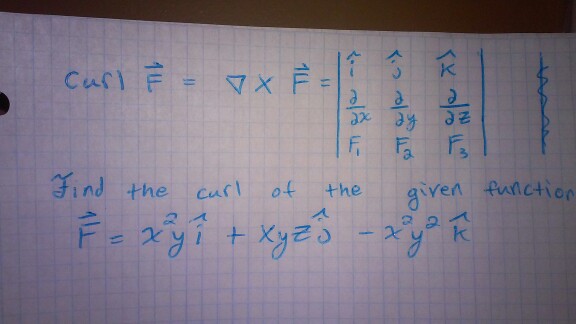 Solved Curl F vector = delta x F vector = Find the curl of | Chegg.com
