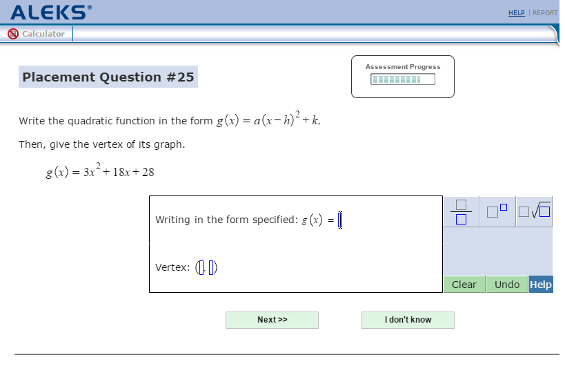 Solved Write the quadratic function in the form g(x) = a(x - | Chegg.com