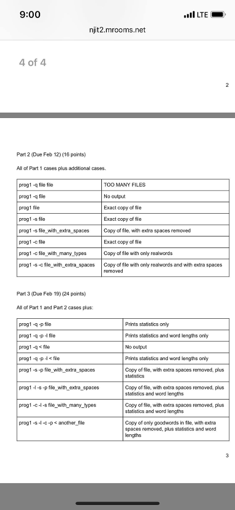 9:00 njit2.mrooms.net 1 of 4 CS280 Programming | Chegg.com