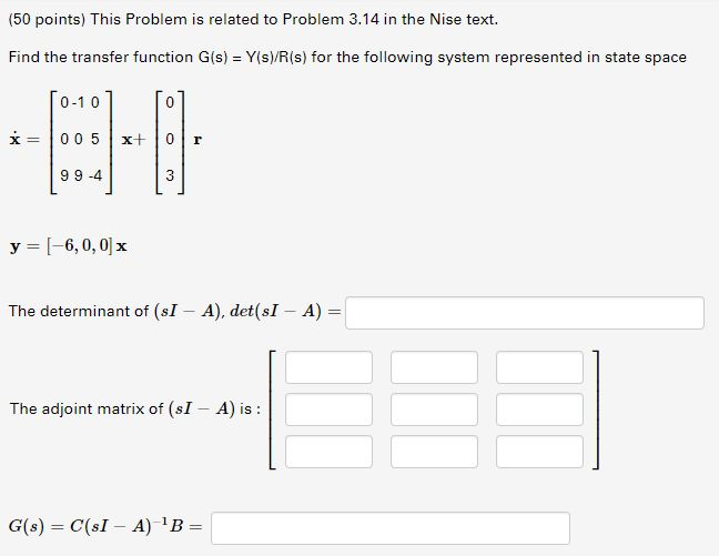 Solved (50 points) This Problem is related to Problem 3.14 | Chegg.com
