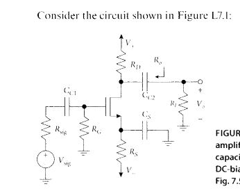 Solved Consider the cireuit shown in Figure L7. R, Re. FIGUR | Chegg.com
